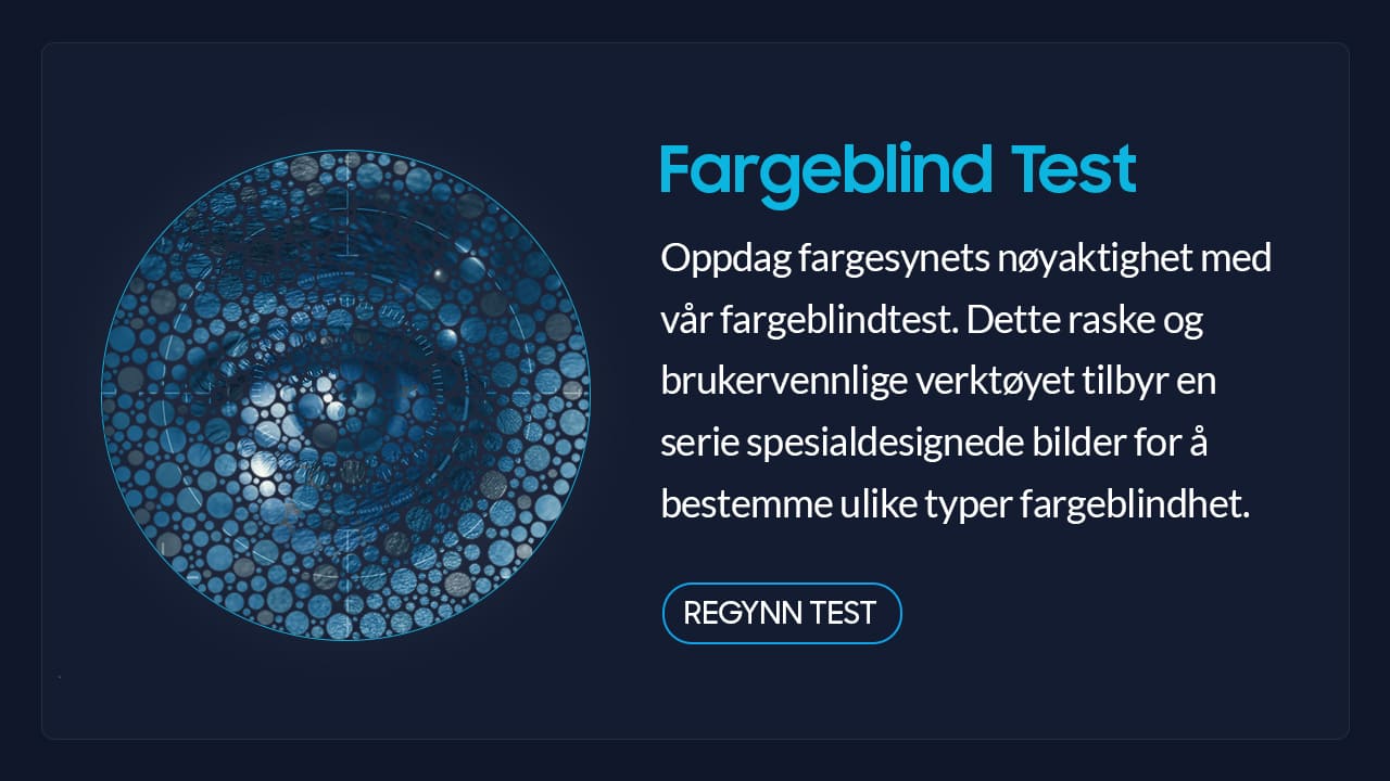 Fargeblind Test - Rask og nøyaktig sjekk av synssvikt