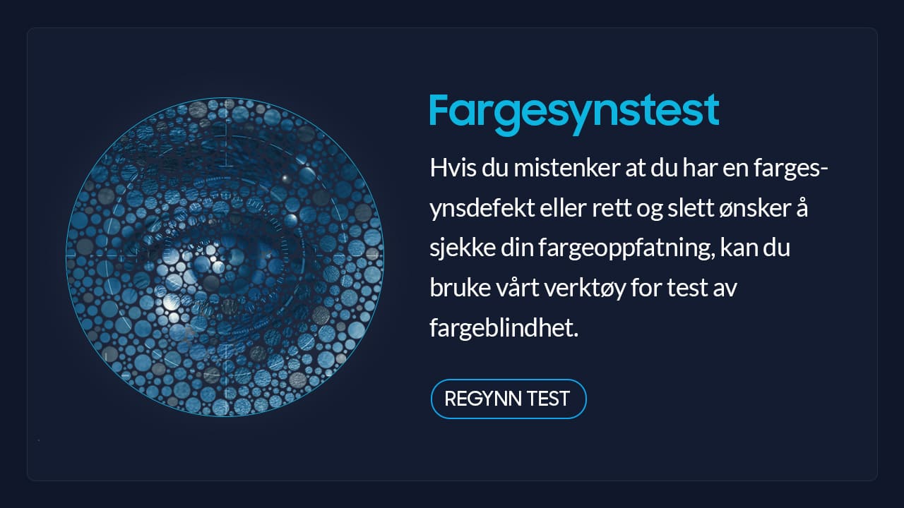 Fargesynstest - Gratis online fargeblindhetstesting