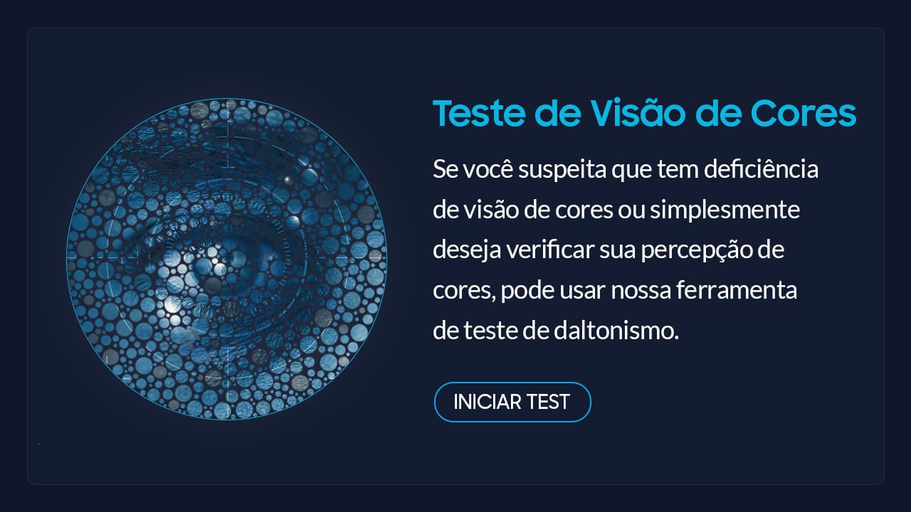 Teste de Visão de Cores - Teste de daltonismo online gratuito